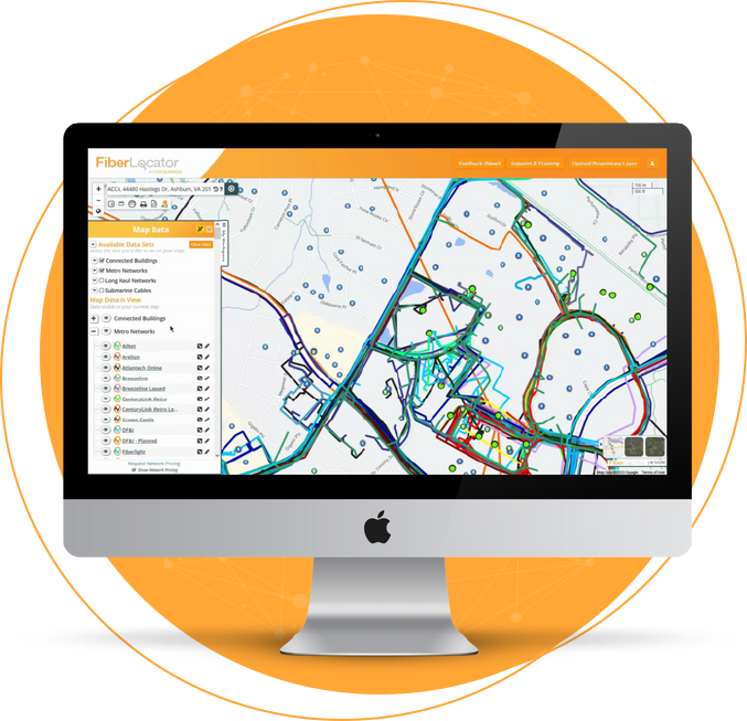 Fiber Data | Lit Buildings | Data Centers | Fiber Maps